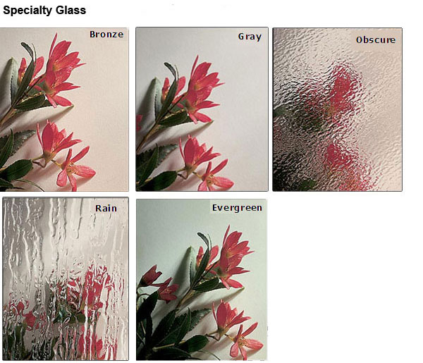 Standard double-strength glass offers improved structural integrity ...
