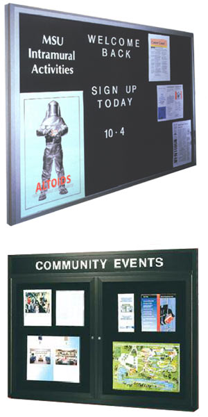 Enclosed Bulletin Boards