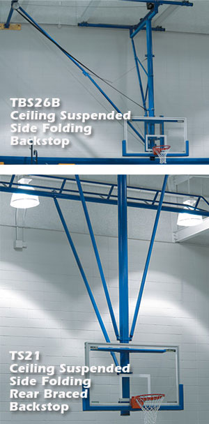EZ-Fold Basketball Backstops