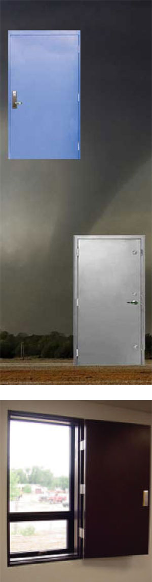 Tornado Resistant Door and Frame System