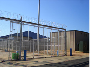 I-Trac™ Aluminum and Steel Overhead I-Beam Correctional Facility Gates