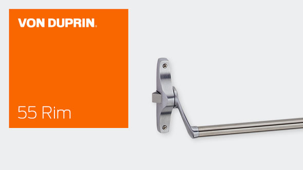 55 Rim Cross Bar Exit Device – Von Duprin Exit Devices - Sweets