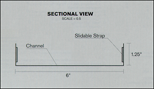 Flex-C Trac 6" - 20 Ga.