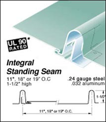 INTEGRAL Standing Seam & Batten Seam Metal Roofing
