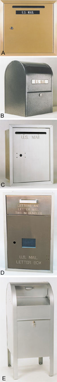MAIL COLLECTION BOXES