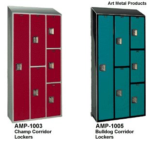 All-Welded Unibody Corridor Lockers