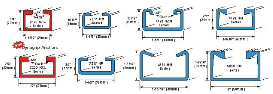 Halfen’s smaller profiles are much more compact than traditional metal ...