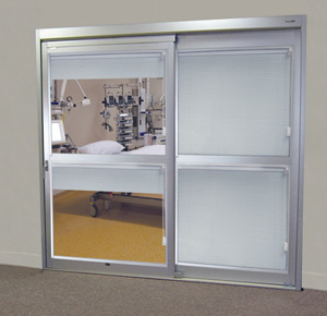 ICU/CCU Manual Slide Doors for Infection Control