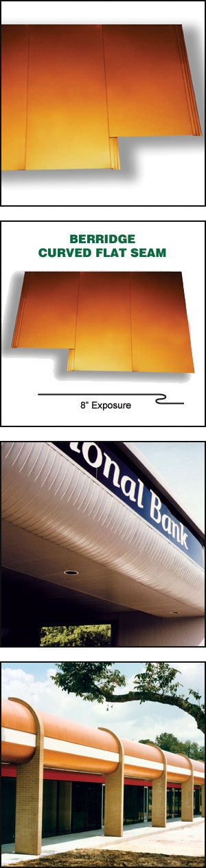 CURVED FLAT SEAM PANEL