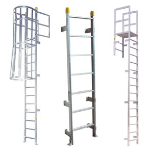 Fixed Aluminum Vertical Ladders – Precision Ladders, LLC - Sweets