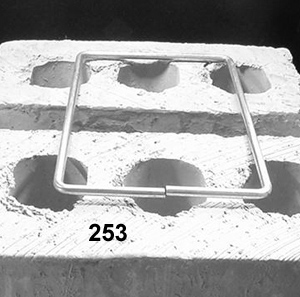 No. 253 Rectangular Wire Tie (No Drip)