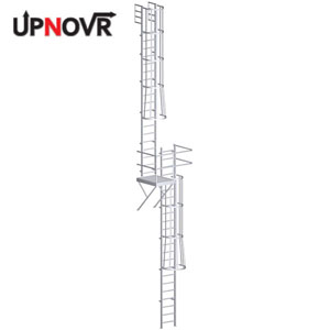 Roof Access Ladder with Intermediate Platform – U-390 – UPNOVR, Inc ...