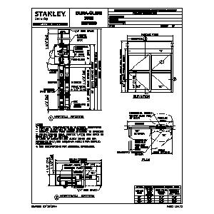 CAD details from Stanley Access Technologies, LLC – Sweets