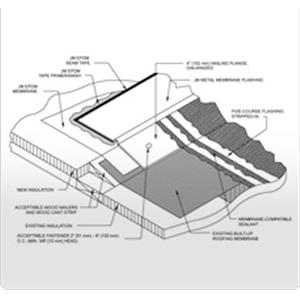 Epdm Membrane Flashing Detail