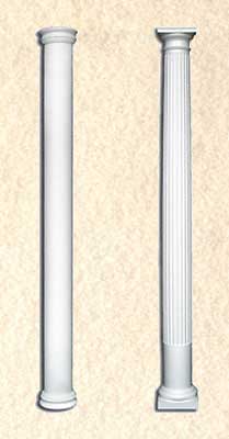 Round Fiberglass Column Collection