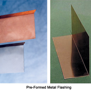 Pre-Formed Metal Flashing