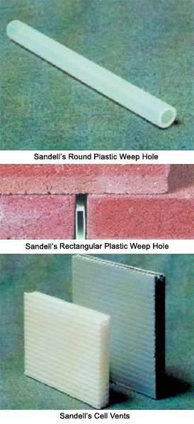 Sandell®’s Round Plastic Weep Hole