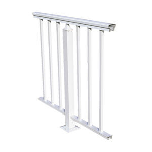 All rails, post and pickets are formed from 6063-T6 extruded aluminum ...