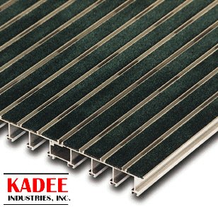 Arc Clean Tread Recessed Entrance Mats With Carpet or Vinyl Inserts