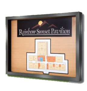 241 Series - Indoor / Outdoor Changeable Letter Directory / Bulletin Board