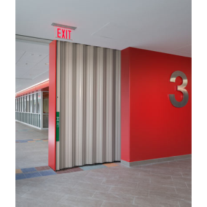 FireGuard™ Accordion Fire Doors with Flat Lead Post – Won-Door ...