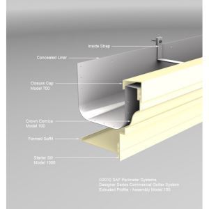 Designer 100 Series Extruded Gutters - Model 100 – Southern Aluminum ...