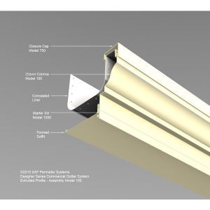 Designer 100 Series Extruded Gutters - Model 100 – Southern Aluminum ...