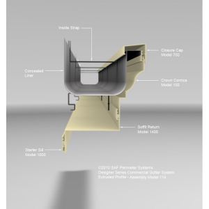 Designer 100 Series Extruded Gutters - Model 114 – Southern Aluminum ...