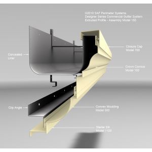 Designer 100 Series Extruded Gutters - Model 150 – Southern Aluminum ...