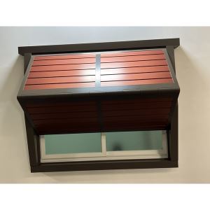 Solid Panel Operable Sun Control Device – B & C Awnings, Inc. - Sweets