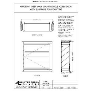 CAD details from Architectural Louvers – Sweets