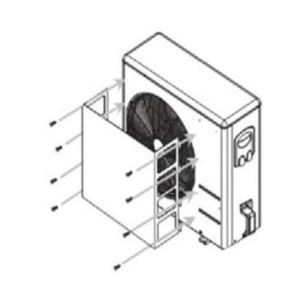 Low Ambient Wind Baffle Kit - Model ZLABGP02A – LG Air Conditioning ...