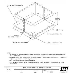 Metal Roof Curb Flashing Detail