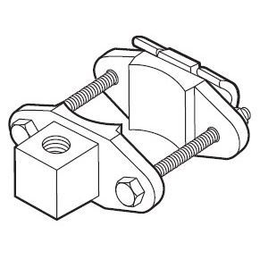 BB22A, 2 INCH Vertical Pipe Base with Cable Holder – East Coast ...