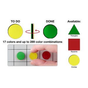 Flip-Overs® Do-Done® 2-Sided Magnet Symbols – Magnatag Visible Systems ...