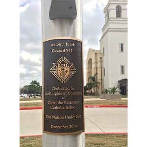 Curved Pole Plaques – Bronze Memorials - Sweets