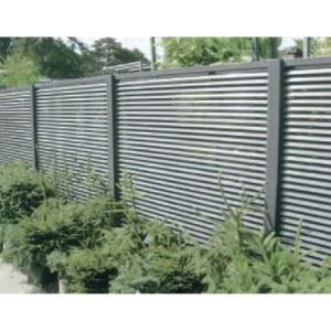 Aluminum Fixed Louver Fence – Ametco Manufacturing Corporation - Sweets