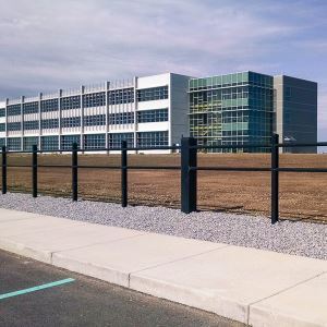 Stalwart Post & Rail Standalone Anti-Ram Barrier – Ameristar Fence ...
