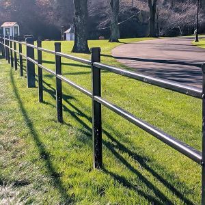 Stalwart Post & Rail Standalone Anti-Ram Barrier – Ameristar Fence ...