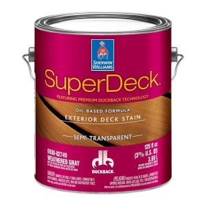 SuperDeck Exterior Oil-Based Semi-Transparent Stain – Sherwin-Williams ...