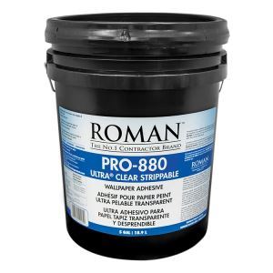 Roman PRO-880 Ultra Clear Strippable Wallcovering Adhesive – Sherwin ...