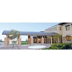 Curved or Tapered Tee-Panel Standing Seam System – Berridge Metal Roof ...