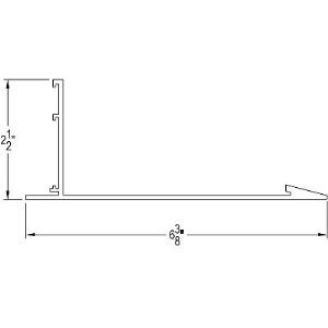 10 Ft X 4 In Armstrong Axiom Classic Straight Trim