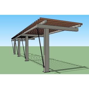 Arbor (Straight Cantilever) AS10x50K-P0-30-100-30 – Icon Shelter ...